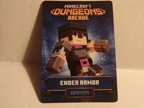 Minecraft Dungeons Arcade Cards Series 3 Ender Armor (Non-Foil) 37/118 ...