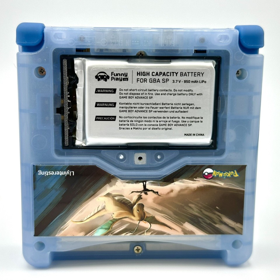 Game Boy Advance SP Custom IPS Backlit Screen UV Printed Shell ...