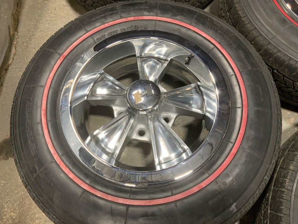 14 X 6 HURST WHEELS SET OF 4 GM CARS 5 on 4 3/4 NO TIRES | eBay