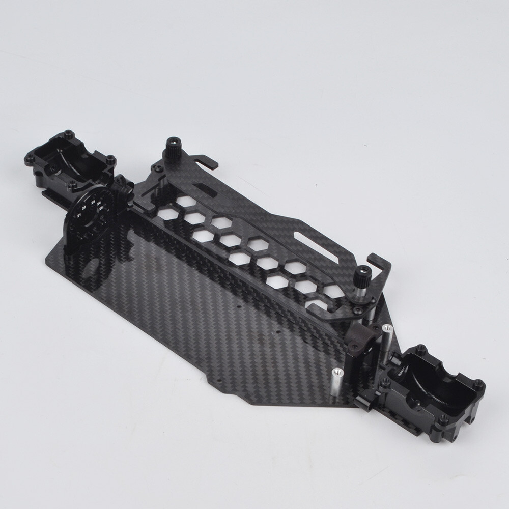 Carbon Fiber Lower Deck Chassis Kit for Tamiya TT-02B | eBay