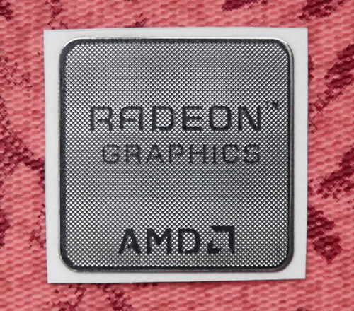 AMD Radeon Graphics Silver Chrome Sticker 17.5 x 17.5mm Case Badge USA ...