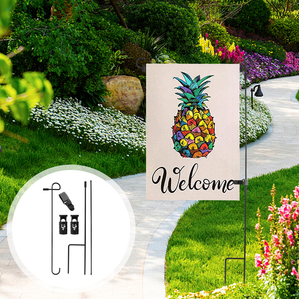 For Outside Wrought Iron With Stopper Clip Display Heavy Duty Garden ...