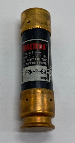 Bussmann Fusetron FRN-R-60 fuse dual element time delay 50A/250Vac | eBay