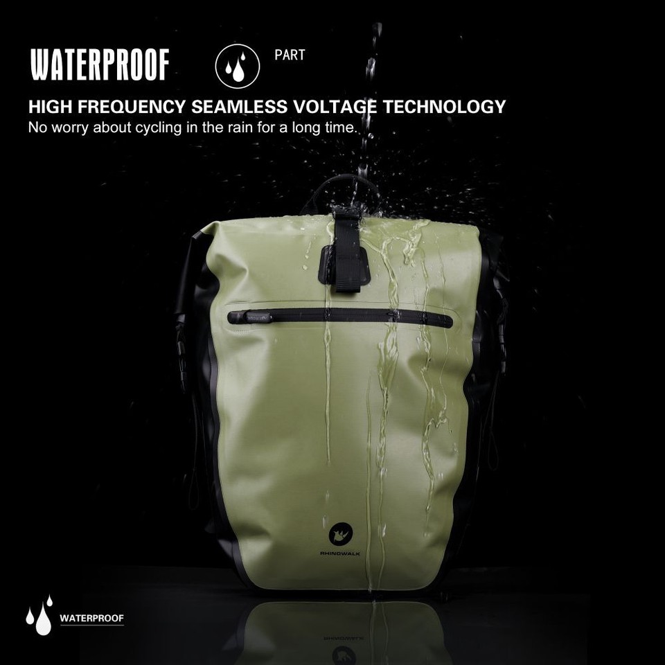 Rhinowalk Bike Pannier Bag Waterproof Bikepacking Saddle Rear Seat ...