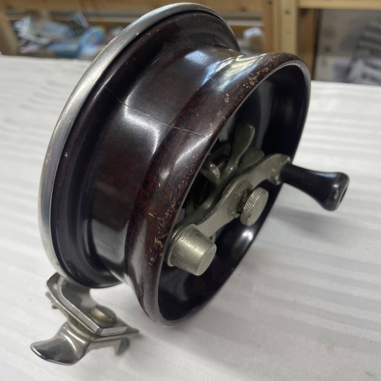 Vintage Charles Alvey & Son Estuary Champion Star Drag Surfcasting Reel ...