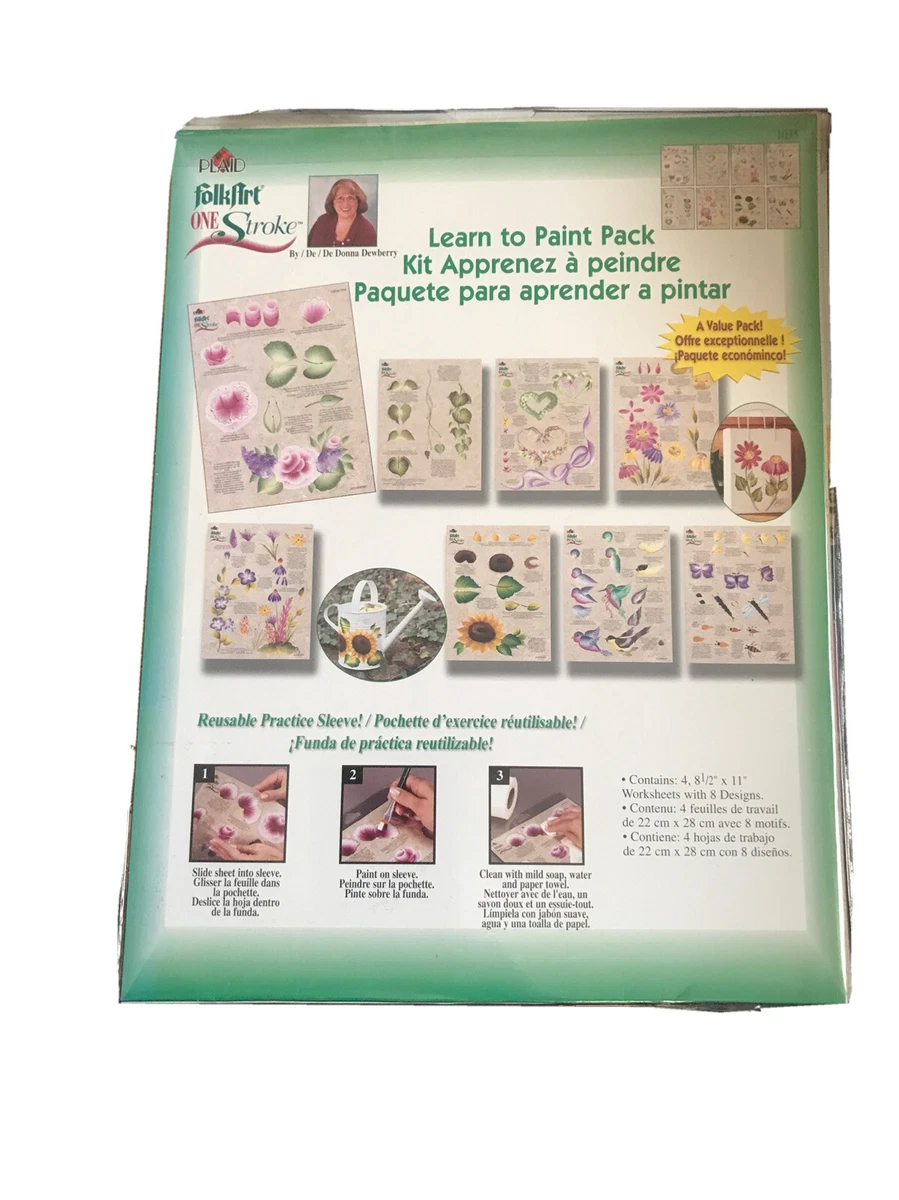 One Stroke Painting Worksheets