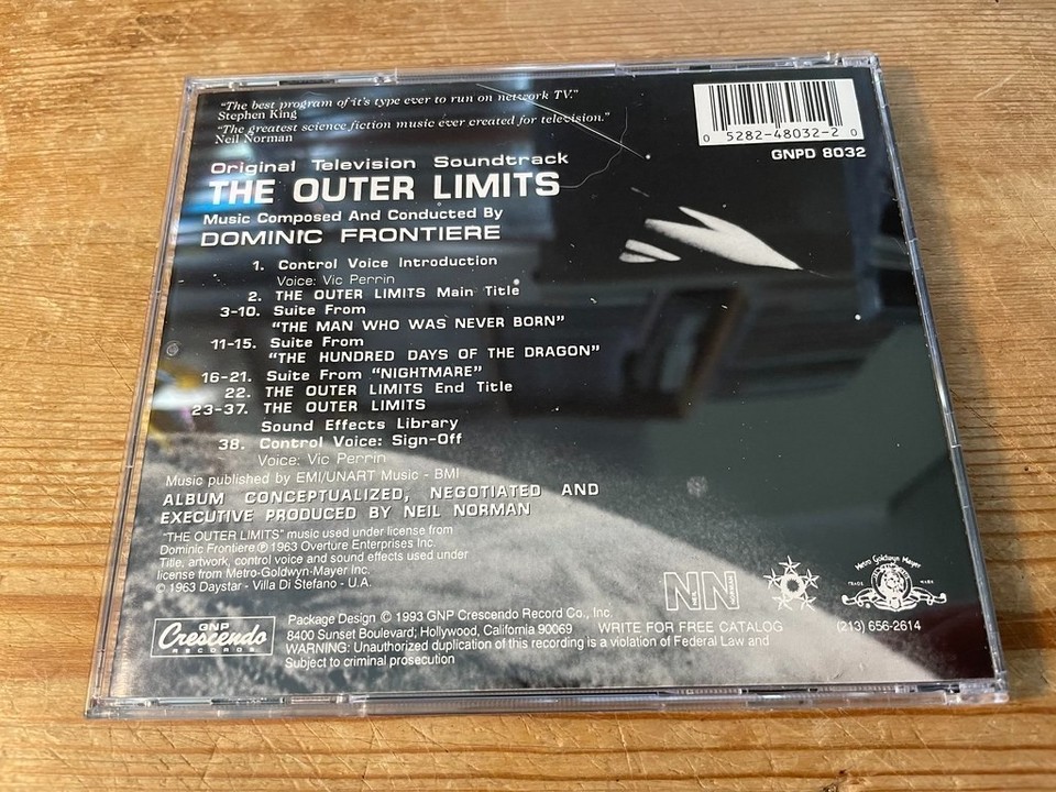 THE OUTER LIMITS (Dominic Frontiere) OOP TV GNP Crescendo Soundtrack ...