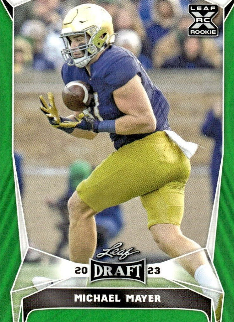 2023 Leaf Draft - Green #62 Michael Mayer (RC) for sale online | eBay