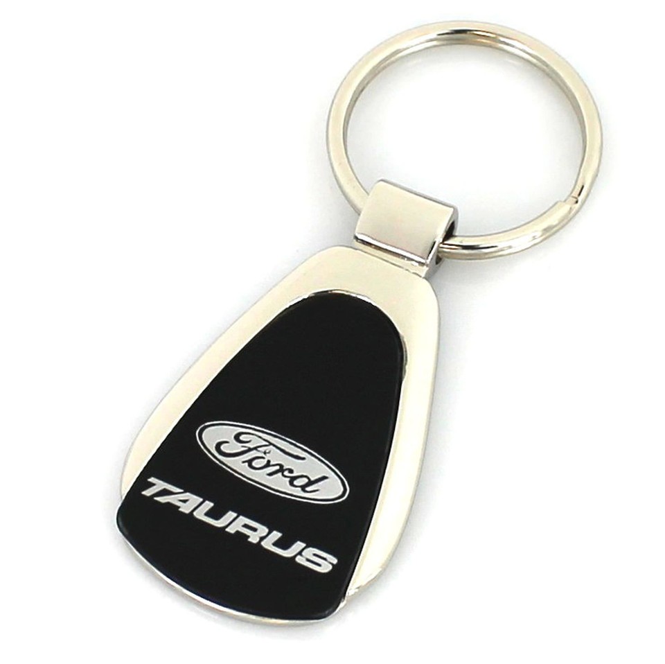 Ford Taurus Tear Drop Key Ring (Black) | eBay