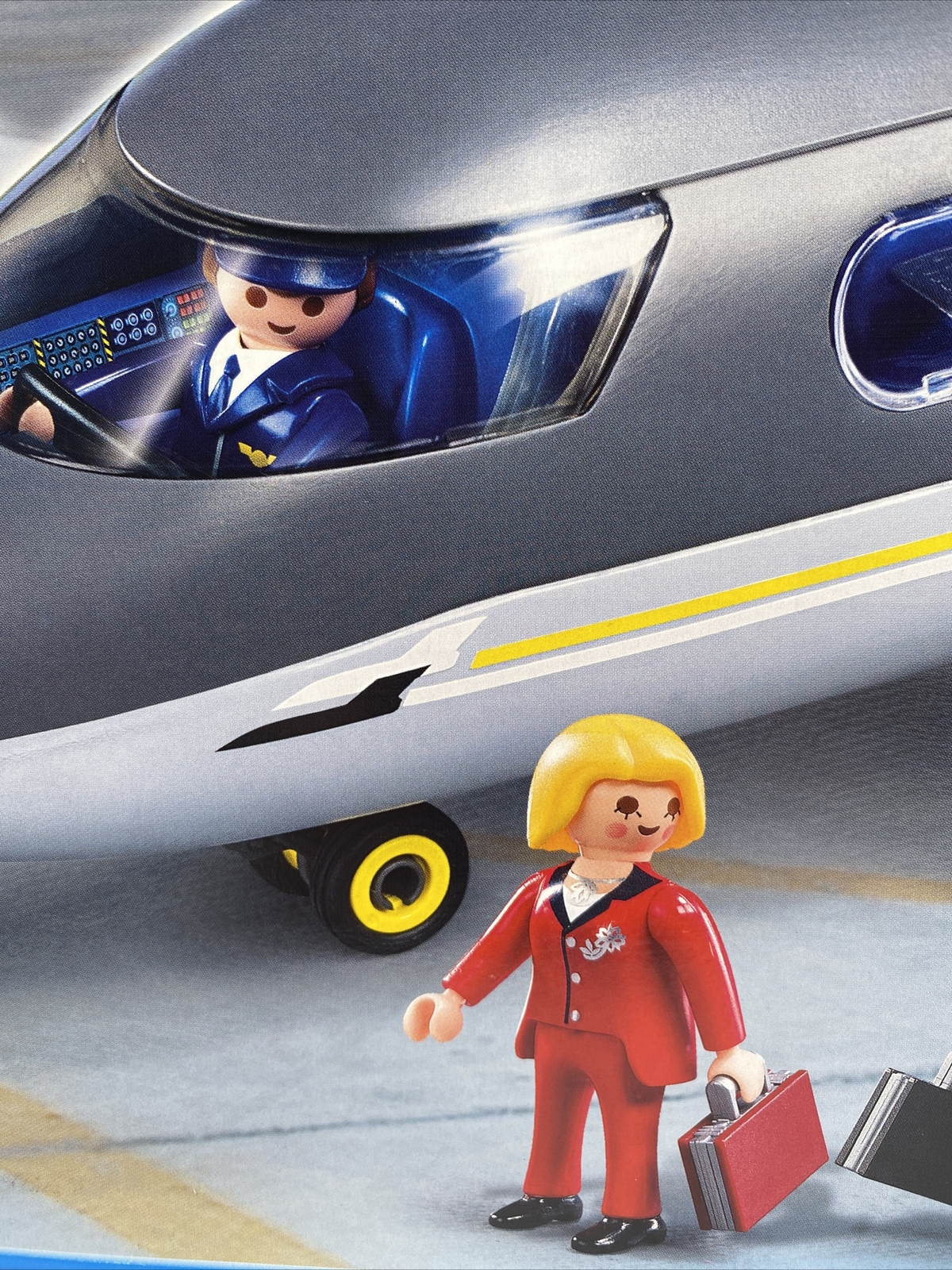 PLAYMOBIL City Life Private Jet Airplane 41pc Playset 5619 for sale ...