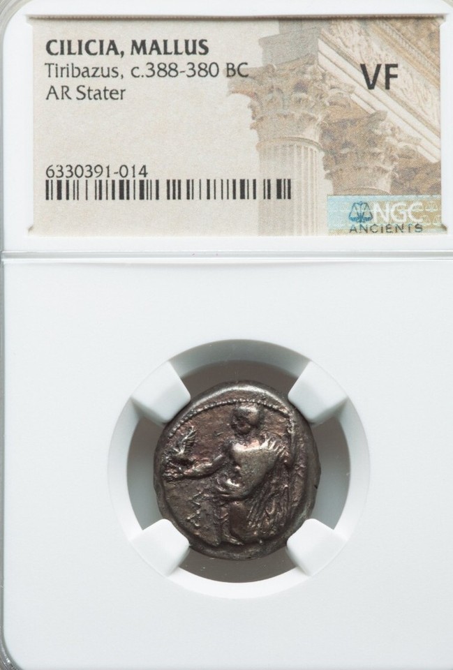 Cilicia Mallus Tiribazus NGC VF Ancient Silver Coin | eBay