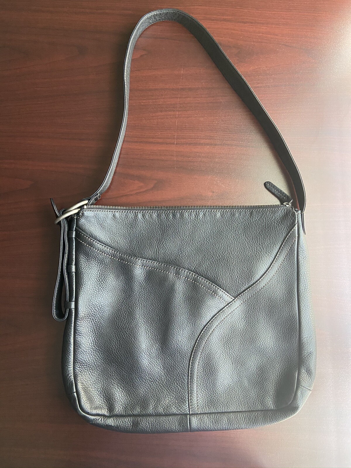 J. JILL Leather Black Purse Bag Excellent Condition - Gem