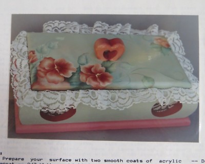 CHERI ROL 1988 PANSY POTPOURRI BOX OIL STILL LIFE PAINTING PATTERN PACK ...