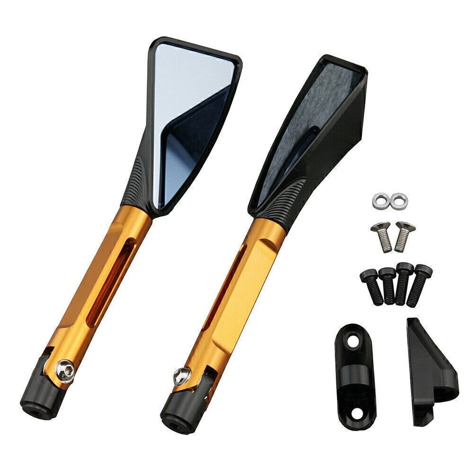 CNC Motorcycle Rearview Side Mirrors Fit Kawasaki NINJA ZX6R 2009 2010 ...