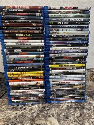 Huge Lot Of 67 Blu-ray Bluray Movies Assorted Great Titles! Free ...
