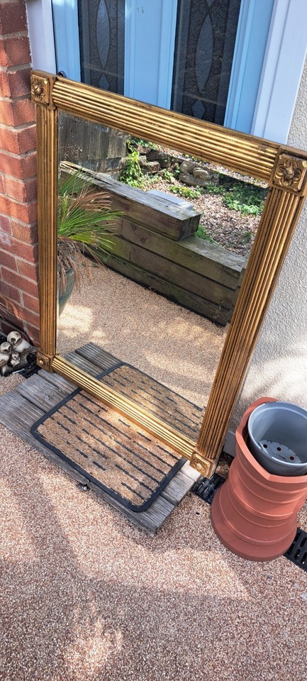 Large Vintage Style Mirror | eBay UK