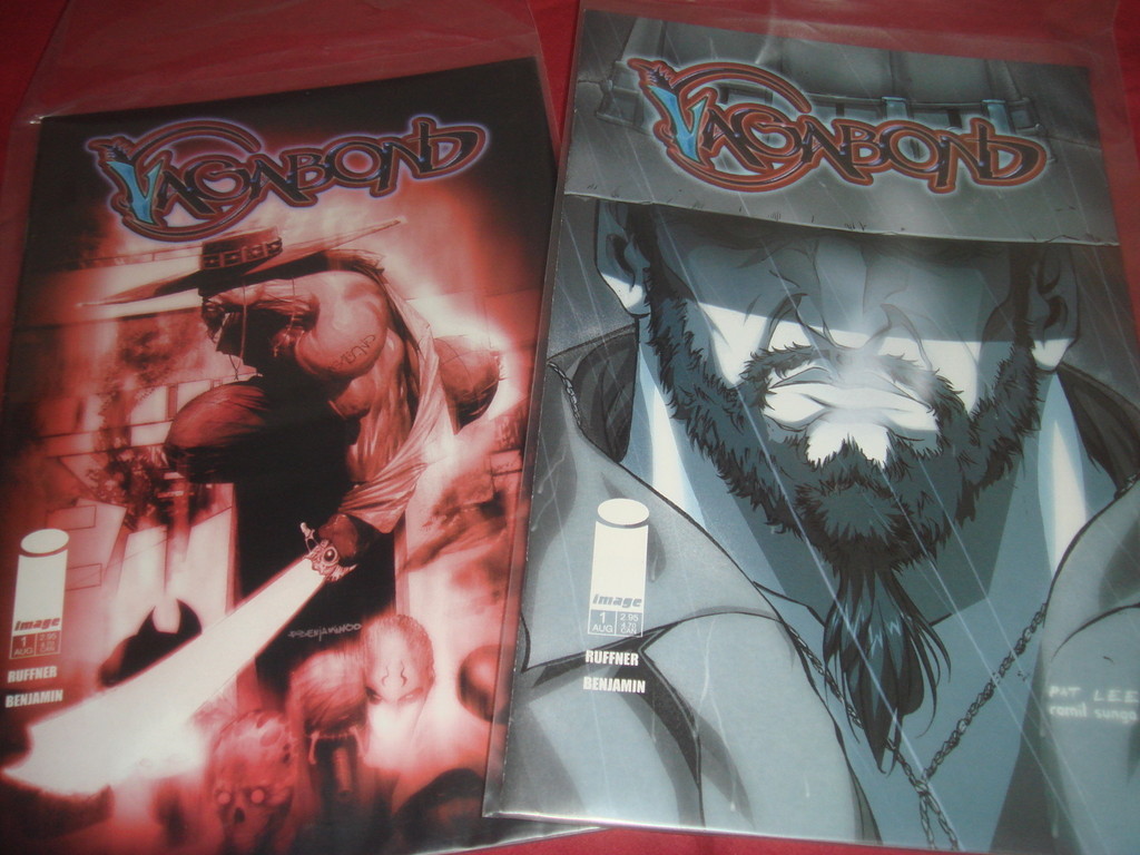 VAGABOND #1 Both Covers Pat Lee Ruffner / Benjamin Image Comics 2000 | eBay