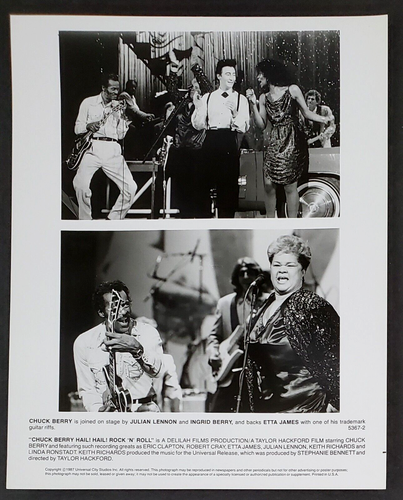 1987 Chuck Ingrid Berry Etta James Julian Lennon Concert Vtg Movie ...