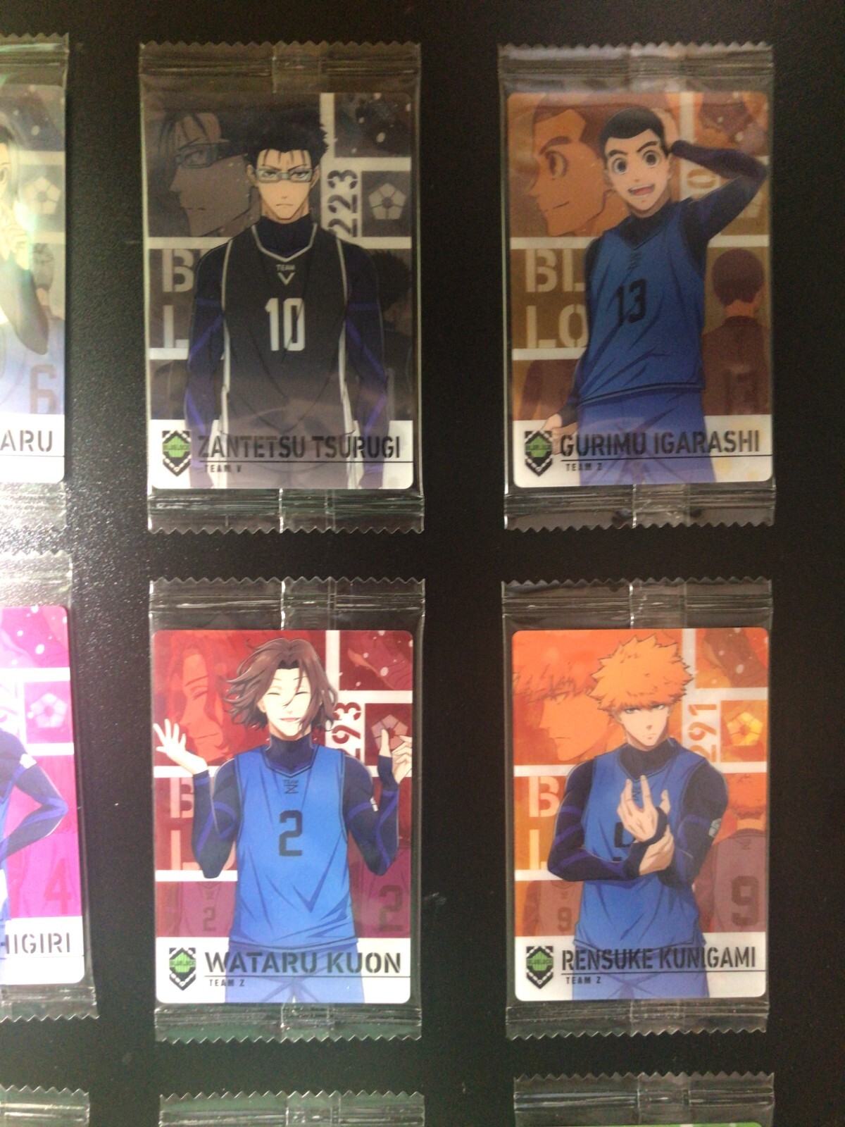 Blue Lock Wafers Card 18 Normal cards complete set NEW UNOPENED ...