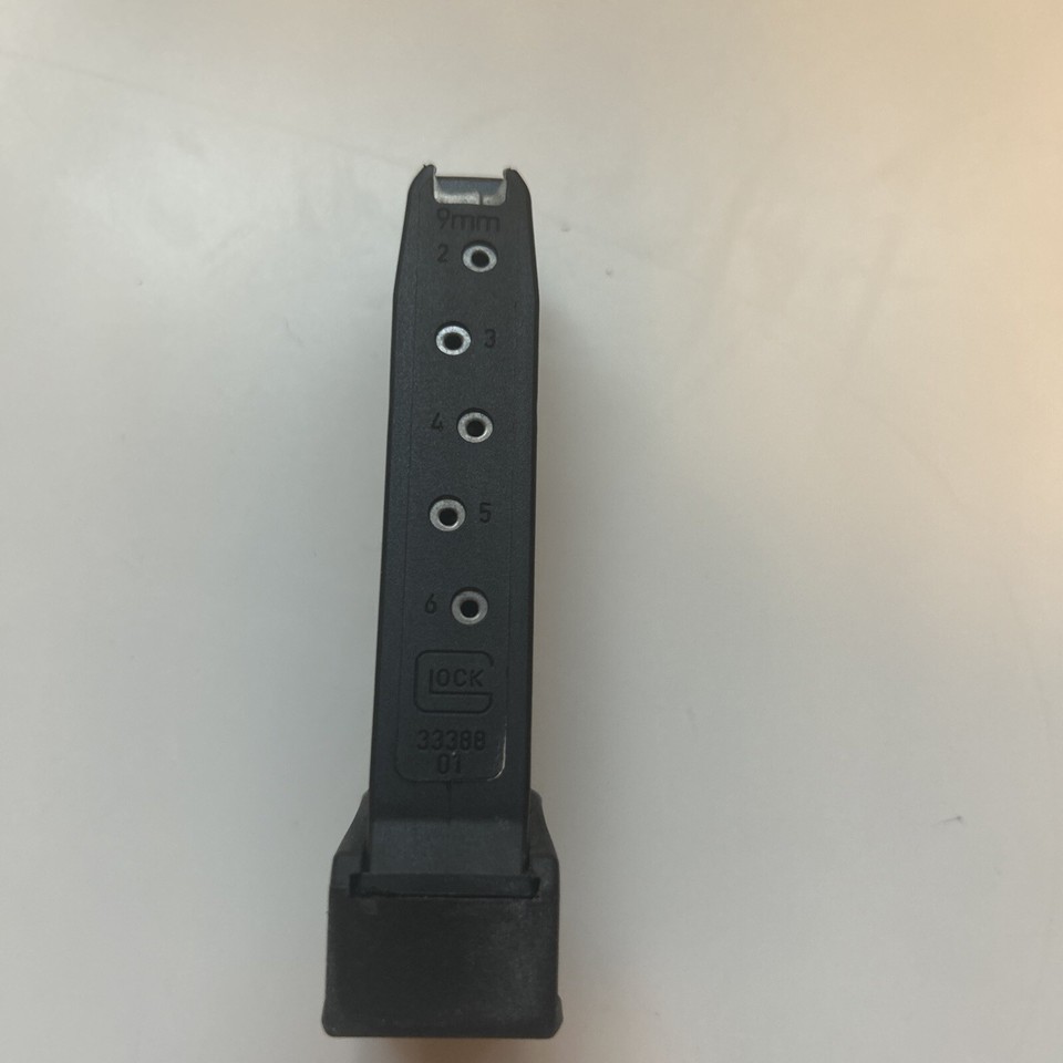GLOCK G43 Magazine 9mm 6 Round with Grip Extension - MF08844 ...