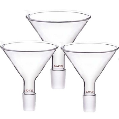 Funnel Beaker Vacuum 50-100mm Glassware Apparatus Lab Chemistry Joint ...