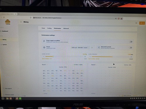 Bitmain Antminer L7 3000Mh/s single hashboard 120 Volt Quiet Home ...