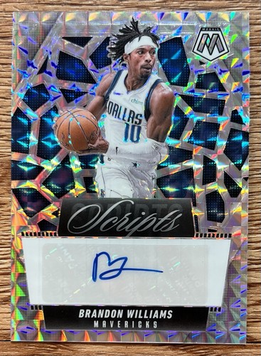 BRANDON WILLIAMS 2024-25 MOSAIC SCRIPTS PRIZM AUTOGRAPH MAVS! | eBay