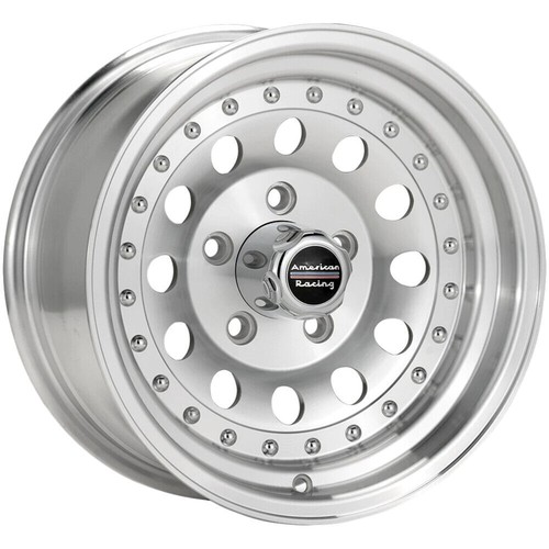4-American Racing AR62 Outlaw II 15x10 5x5" -38mm Machined Wheels Rims ...