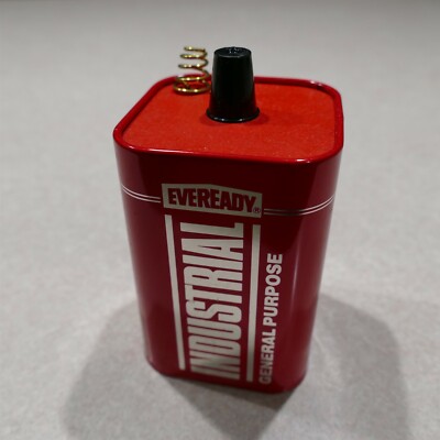 Vintage Eveready 6 volt Battery Industrial No. EV90 ~ Collectible (Old ...
