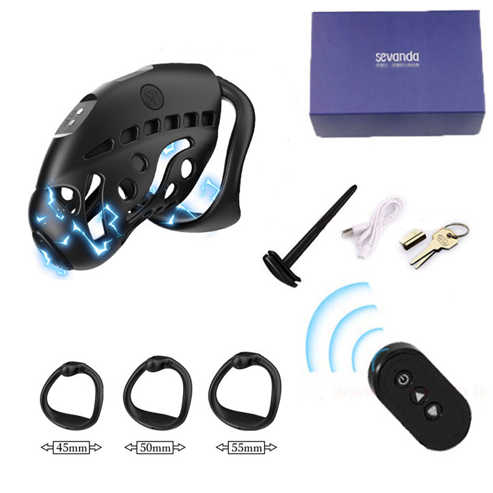 Male Chastity Device Cb Remote Control Bracelet Smart Chastity Cage ...
