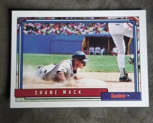 1992 Topps Minnesota Twins Baseball Card #164 Shane Mack | eBay