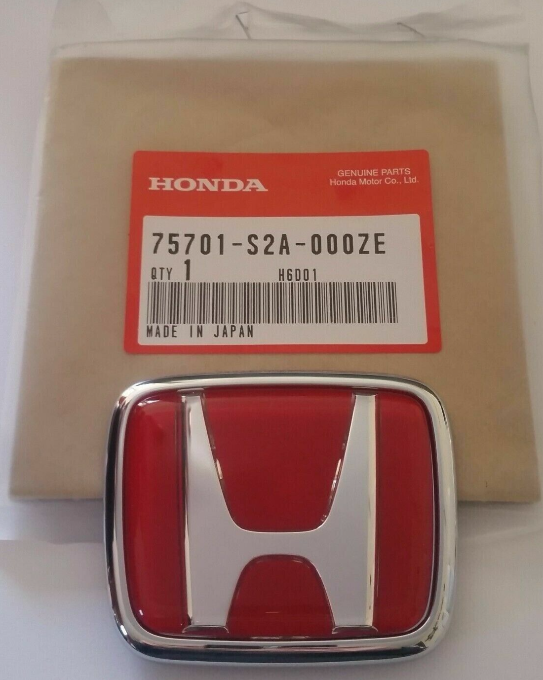 Honda S2000 Rear RED H Emblem OEM AP1 AP2 NEW JDM SEALED | eBay