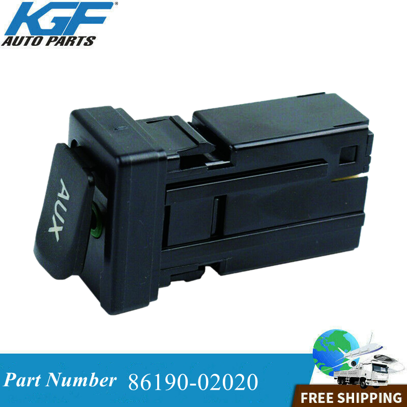 Auxiliary Stereo Adaptor Input Aux Port 86190-02020 Fit for Toyota 07 ...