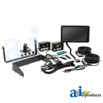 Hi Definition 10" QUAD CabCAM Camera Kit for Tractor Combine Forage ...