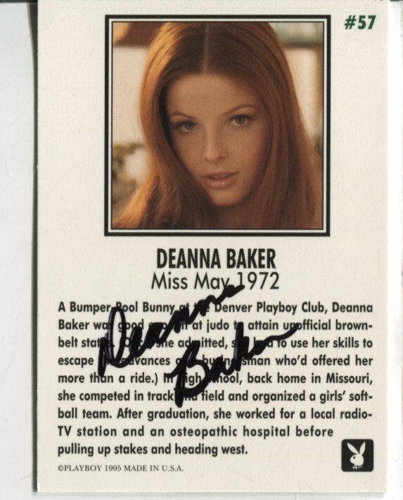 Playboy DEANNNA BAKER signed AUTOGRAPH 7972 | eBay
