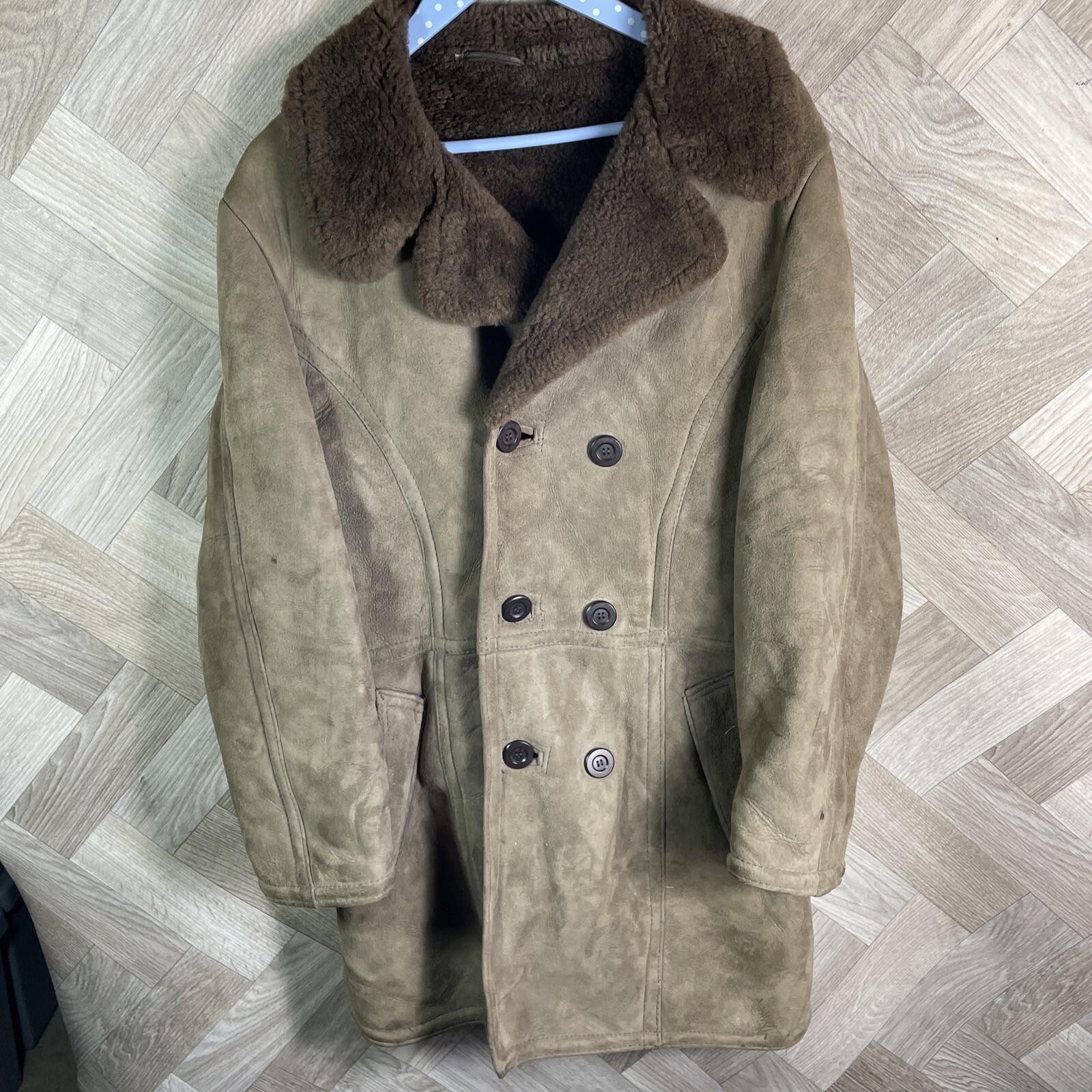 VINTAGE Womens Shearling Genuine Sheep Skin Leather C… - Gem