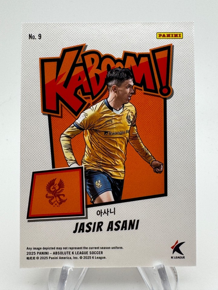 2025 Absolute K League JASIR ASANI Kaboom! Vertical SSP Insert #9 ...