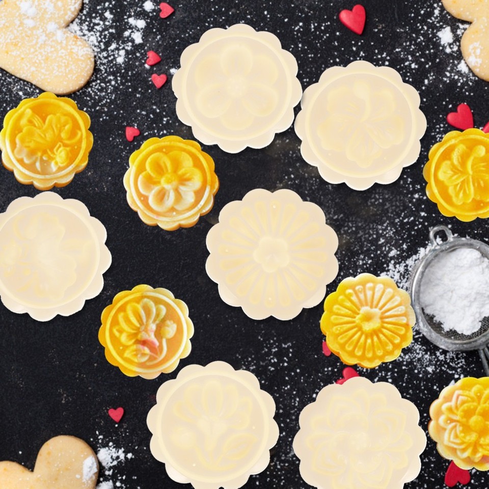 Pastry Making Mold Handmade Moon Cake Mould Press Mooncake Kit Hand ...