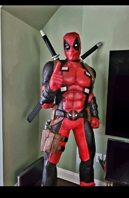 Marvel Classics DeadPool Life Size Foam Luxury Statue 6'2 Foot | eBay