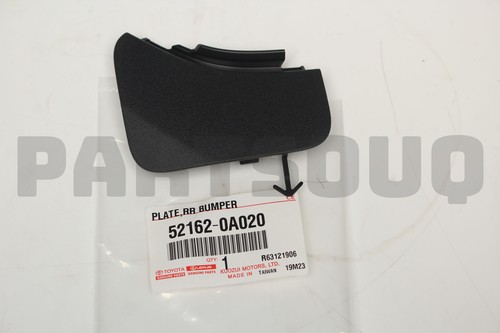 521620A020 Genuine Toyota PLATE RR BUMPER NO 52162-0A020 | eBay