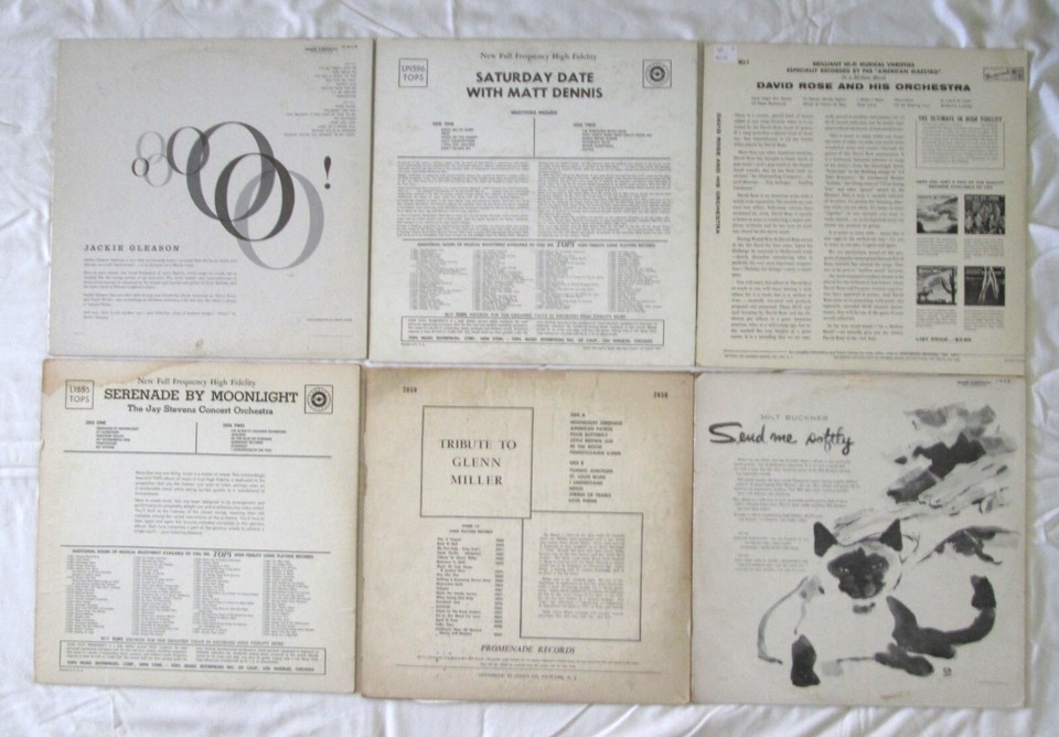 Vintage 1950s 6 LP Lot Pretty Sexy Women Cheesecake Covers Easy ...