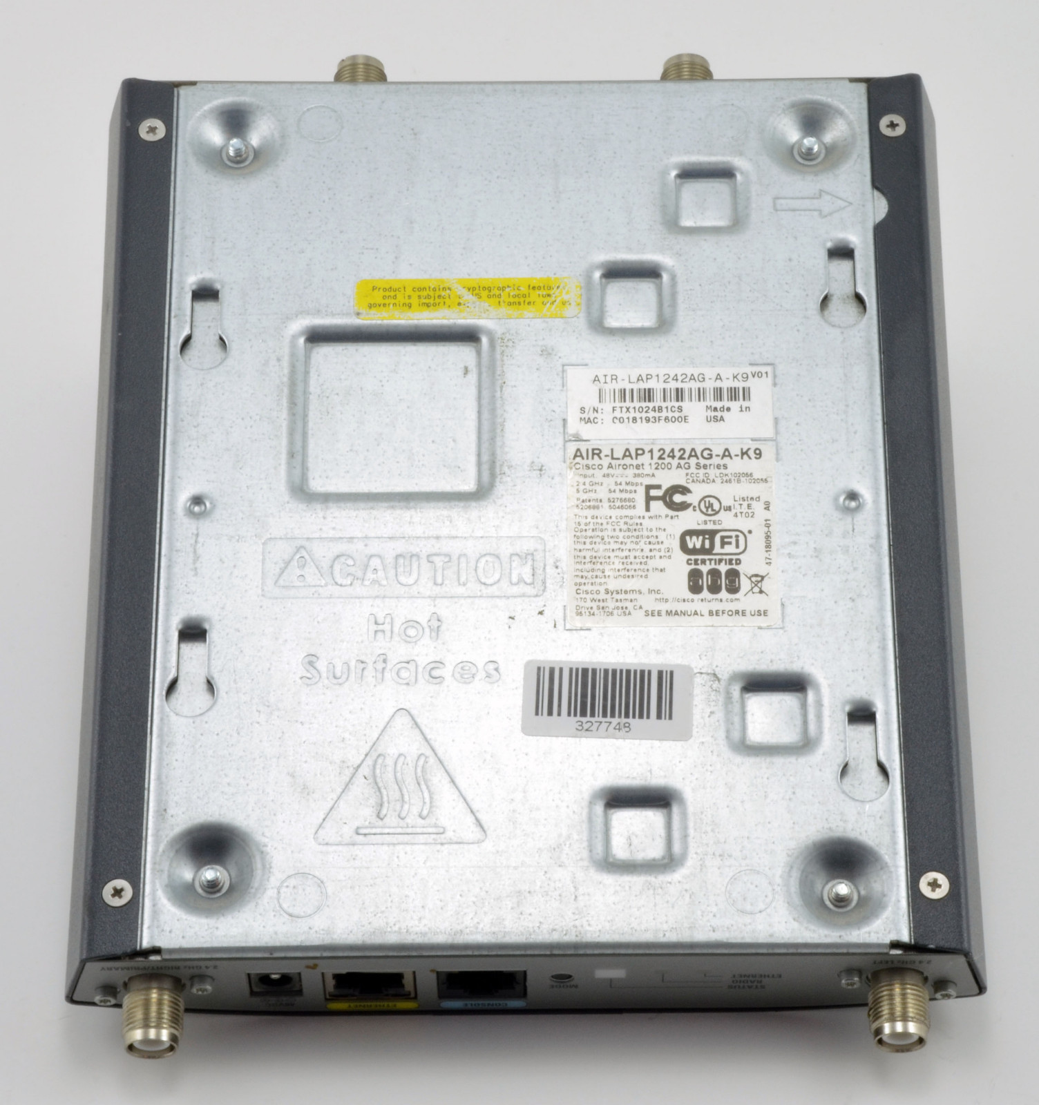 Cisco Aironet AIR-LAP1242AG-A-K9 Wi-Fi 802.11A/G Wireless Access Point ...