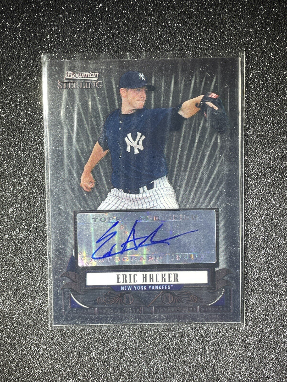 2008 (YANKEES) Bowman Sterling Prospects #BSP-EH Eric Hacker Auto | eBay