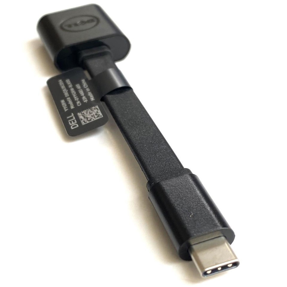 Genuine Dell USB-C to USB-A 3.0 Adapter Dongle Cable DBQBJBC054, 470 ...