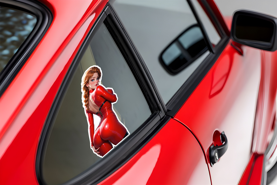 SHEGO KIM POSSIBLE Sexy Waifu Weatherproof Anime Sticker 6" Car Decal ...