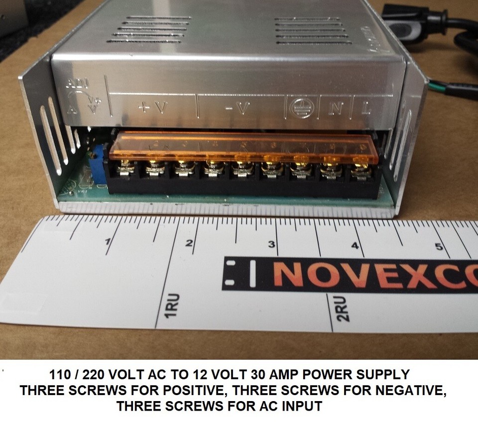 3U RACK MOUNT for ICOM ID-5100 & IC-7300 W/ RJ45 Mike Jack Extension ...