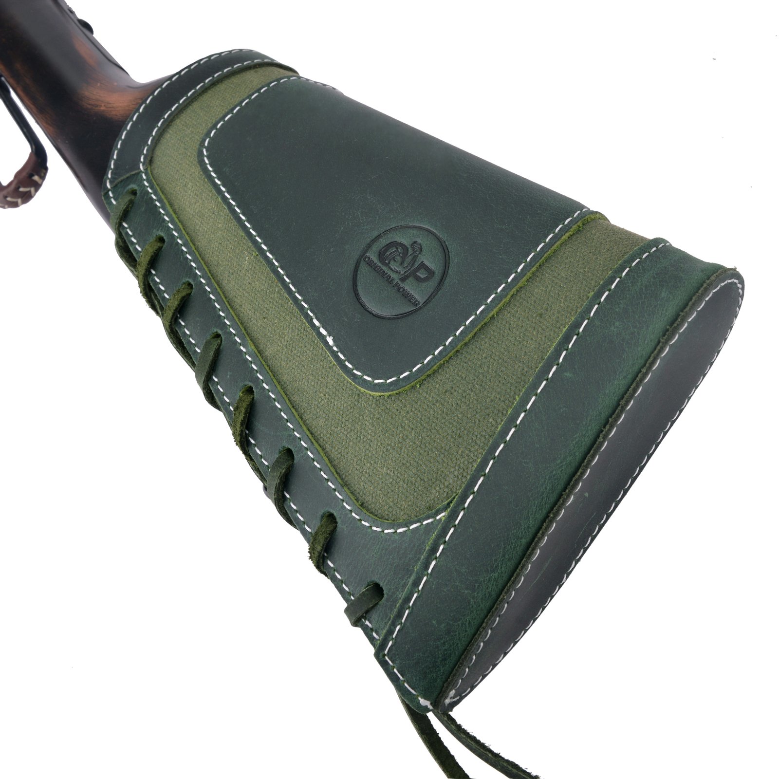 Leather Rifle Shotgun Buttstock Gun Cover Ammo Pouch For .357/.308 ...