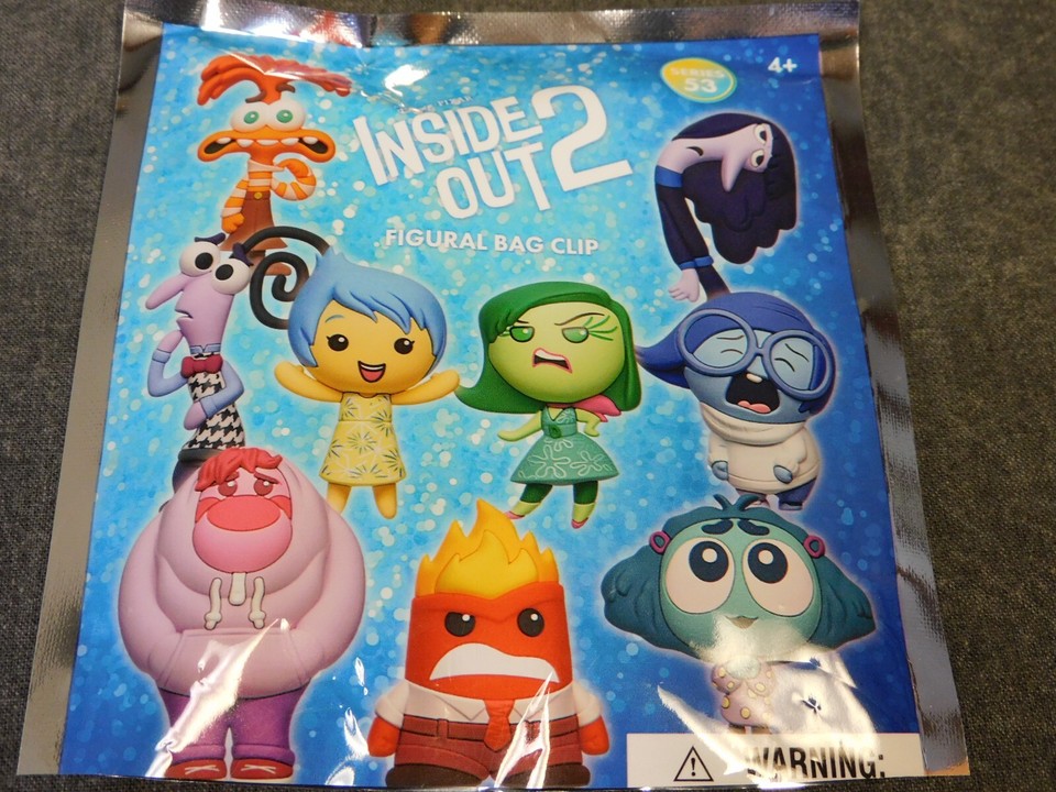 Inside Out 2 NEW * Envy Clip * Blind Bag Disney Movie Key Monogram | eBay