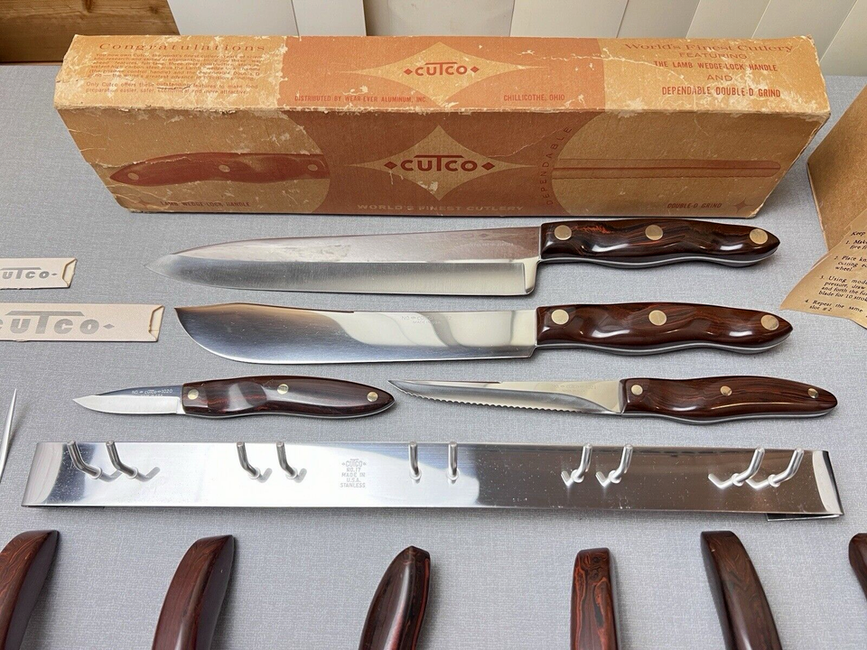 Cutco Knife Set RARE Vintage Chef Paring Butcher & UTENSILS NEW OLD ...