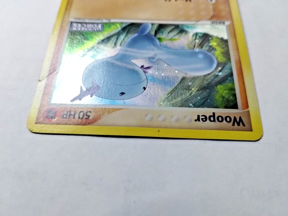Pokémon TCG Wooper EX Unseen Forces 79/115 Reg. Com. - 2 small creases ...